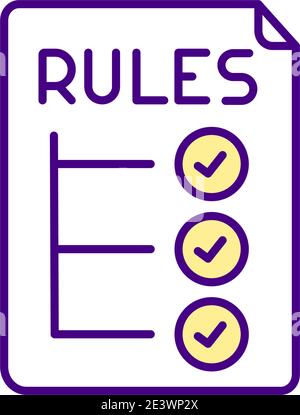 Game Rules icon. Simple element from game development collection ...