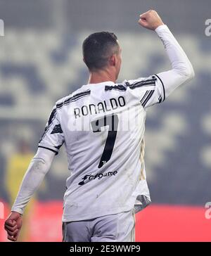 Cristiano Ronaldo of Juventus celebrates goal during the match Roma v ...