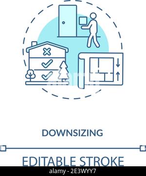 Price inflation management light blue brochure template Stock Vector ...