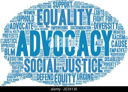 Advocacy word cloud on a white background Stock Vector Image & Art - Alamy