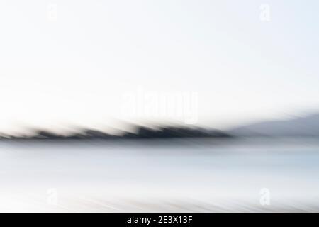 Motion blur beach and bay scenes ideal for calming or backgrounds and ...