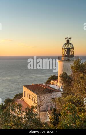 LIGHTHOUSE MUNTANYA DE SANT SEBASTIA DE LA GUARDA LLAFRANC COSTA BRAVA ...