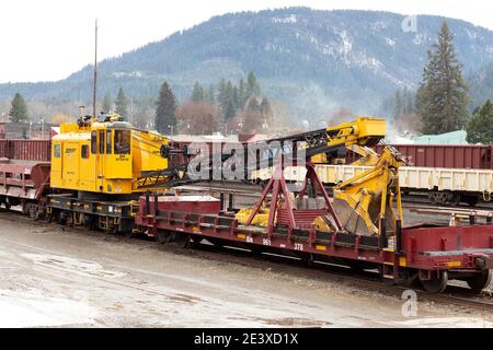 A BNSF American Hoist & Derrick Co., Model 840 DE, 40-50 ton, Diesel ...