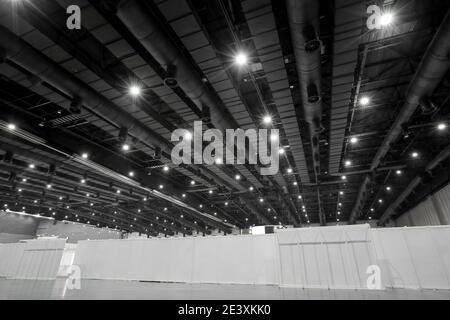 HVAC Shaft in Warehouse Building Close Up. Heating, Ventilation And Air ...