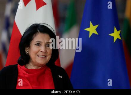 SALOME ZOURABICHVILI PRESIDENT OF GEORGIA Stock Photo - Alamy