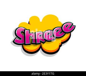 speech bubble with shh word pop art line style vector illustration ...