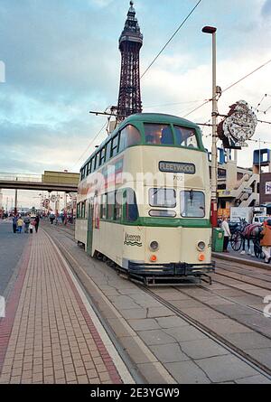 Vintage English Electric Balloon Tram number 700 at The Esplanade ...