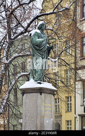 Copernicus House Facade Torun Poland. Birthplace in 1453 of Nicolaus ...