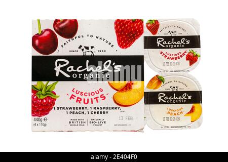 Rachel's organic Luscious Fruits naturally bio-live yogurt made with ...