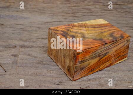 Natural siamese rosewood timber on the old wood Stock Photo - Alamy
