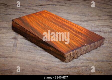 Natural siamese rosewood timber on the old wood Stock Photo - Alamy
