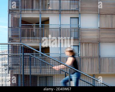 Vantage Quay; Apartments, Manchester City Loft Developments Stock Photo ...