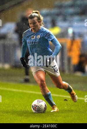 Manchester City's Lauren Hemp during the Barclays Women's Super League ...