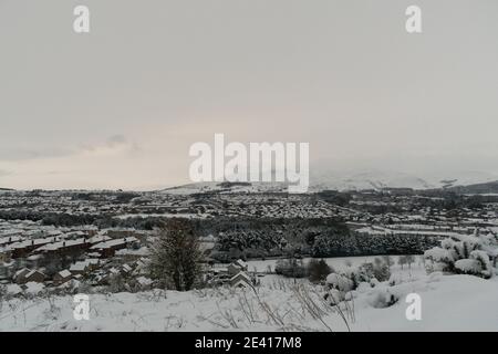 A view of the Edinburgh Pentlands from Craiglockhart Hill Stock Photo ...