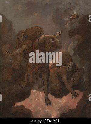 Death of Korah, Dathan and Abiram, Old Testament, by Gustave Doré, 1863 ...