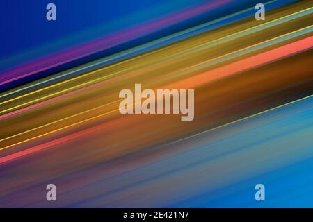 Colorful illustration in abstract linear style with gradient. A new ...