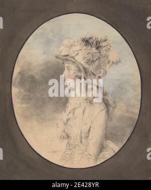 Miss Nott 1789 by John Downman Stock Photo - Alamy
