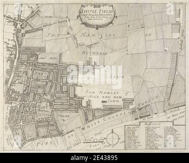 Spittle Fields and Places Adjacent, unknown artist, after unknown ...