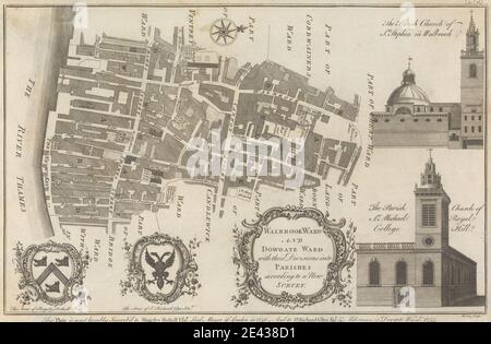 Walbrook Ward and Dowgate Ward, Benjamin Cole, 1697–1783, British ...