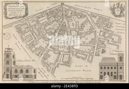 Aldgate Ward with its Division into Precincts and Parishes, Benjamin ...