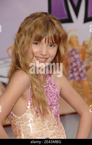 Bella Thorne at the World Premiere of HANNAH MONTANA: THE MOVIE held at ...