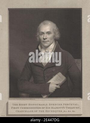 The Right Honourable Spencer Perceval 1813 by William Skelton Stock ...