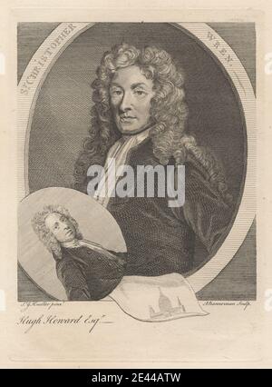 Sir Christopher Wren and Hugh Howard by Alexander Bannermann Stock Photo - Alamy