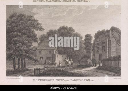 Picturesque View near Paddington 1790 by William Angus Stock Photo - Alamy