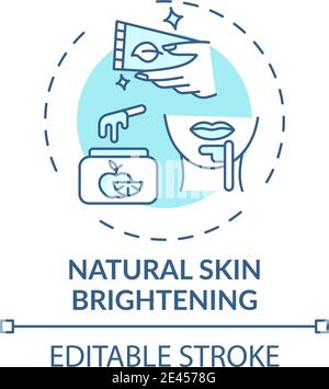 Skin brightening concept icon Stock Vector Image & Art - Alamy