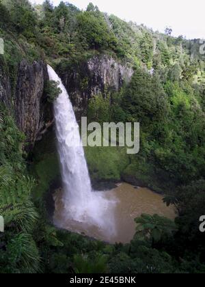 Bridal Veil Falls near Raglan, Waikato in New Zealand Stock Photo - Alamy
