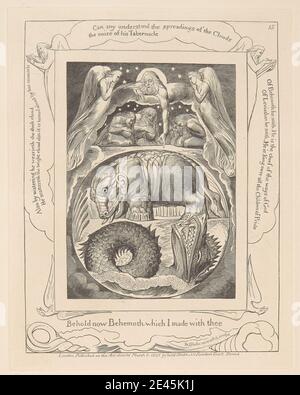 William Blake - Behemoth and Leviathan Stock Photo - Alamy