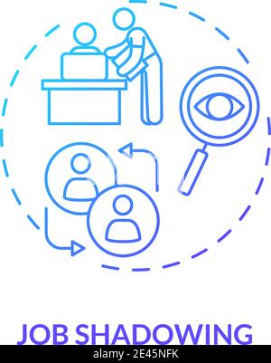 Job shadowing concept icon Stock Vector Image & Art - Alamy