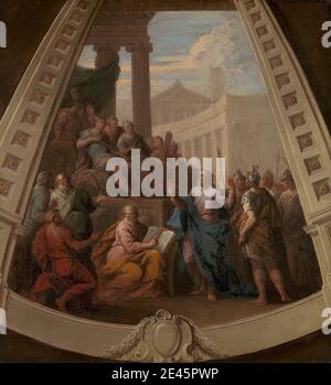 Apostle Paul on trial before Porcius Festus (procurator of Judea ...