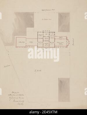 Thomas Cundy, 1790â€“1867, British, Design for Grosvenor House, London ...
