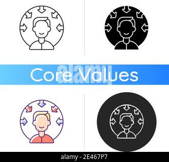 customer centricity vector icon isolated on transparent background ...