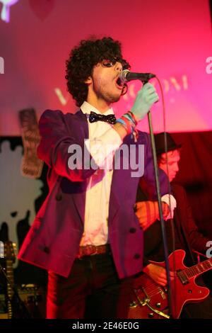 Singer Sliimy perfoms at the club 'VIP Room' in Paris, France, on Juin ...
