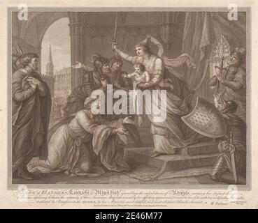 Jane of Flanders, Countess of Mountford assembling the Inhabitants of ...