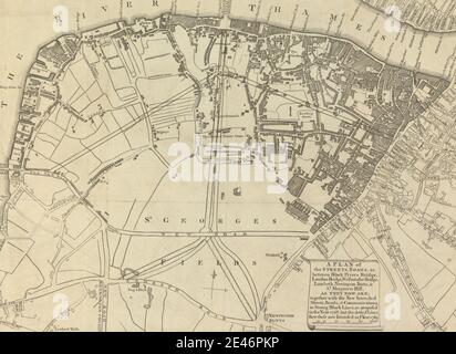 unknown artist, [Black-Fryers] Bridge, 1795. Engraving Stock Photo - Alamy