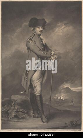 The portrait of Charles Cornwallis, a British military officer and ...