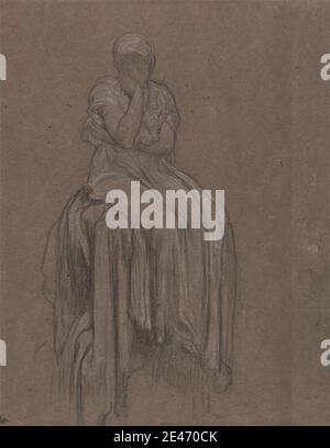 Drawing, figure study details, ca. 1885 Stock Photo - Alamy