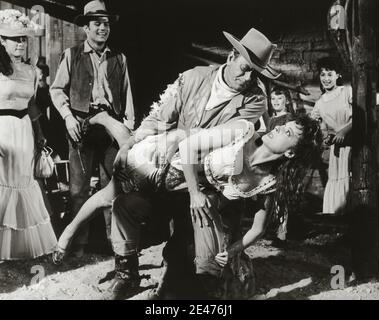 MCLINTOCK!, Stefanie Powers, Patrick Wayne, John Wayne, Maureen O'Hara, 1963 Stock Photo - Alamy