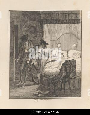 Jack Sheppard and Blueskin in Mr. Woods Bedroom 1839 by George ...