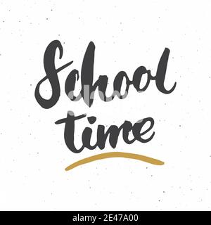 Back to School Calligraphic Lettering. Calligraphy Lettering with ...