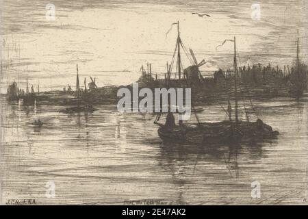 Dort, the Birthplace of Cuyp by James Clarke Hook Stock Photo - Alamy