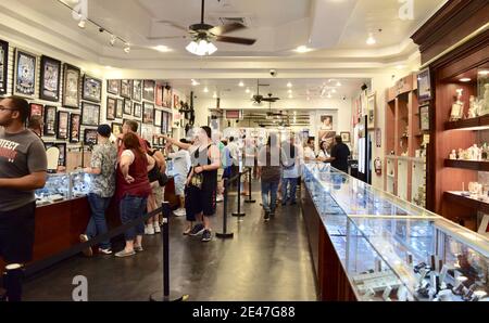 Inside the Gold & Silver Pawn shop featured on the TV show "Pawn Stars ...