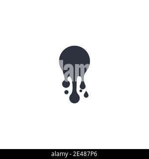 ink drop Vector icon design illustration template Stock Vector Image ...