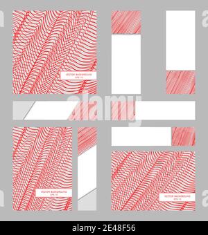 Vector layout of A4 format modern cover design templates for brochure ...