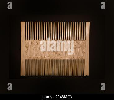 This French ivory carving from the 14th century depicts the Crucifixion ...