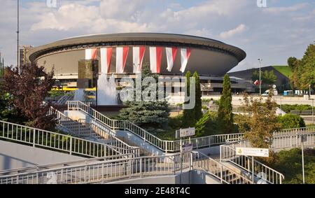 Spodek arena complex in Katowice. Poland Stock Photo - Alamy