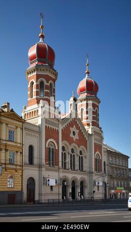 The Great Synagogue in Plzen, Czech Republic, Europe Stock Photo - Alamy